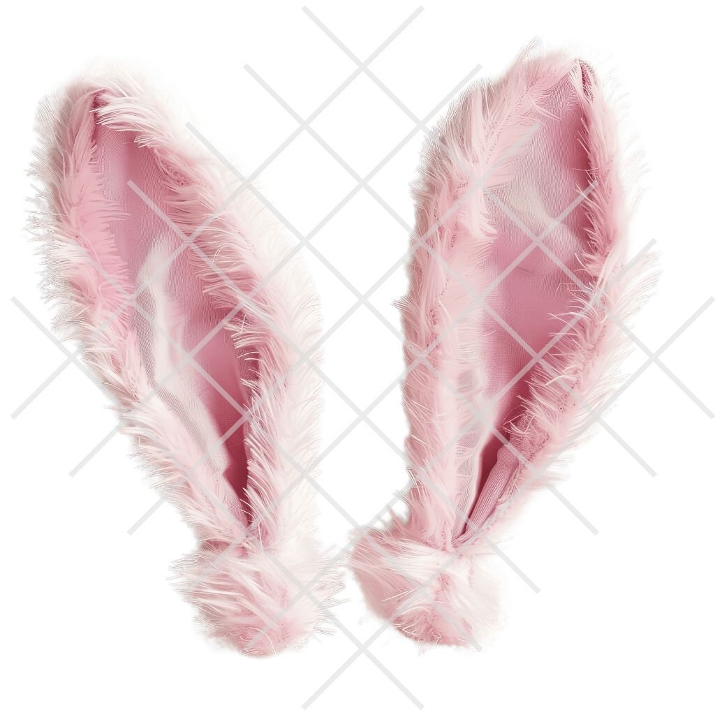 Bunny Ears Digital PNG Download, for Use With Easter Backdrops, Bunny ...
