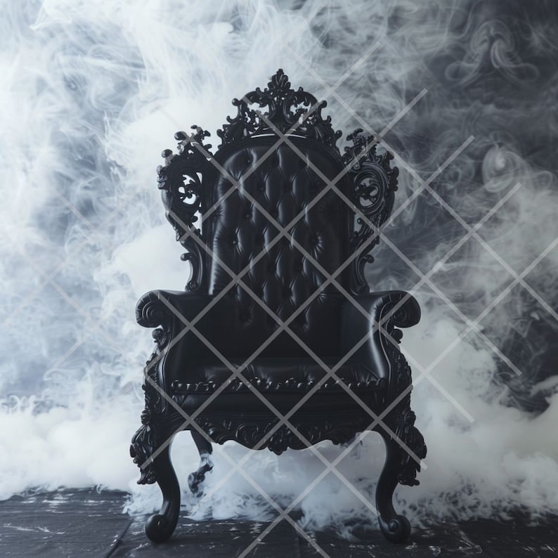 Black Chairs Digital Backdrop Bundle, Photography Backdrop With Chair ...