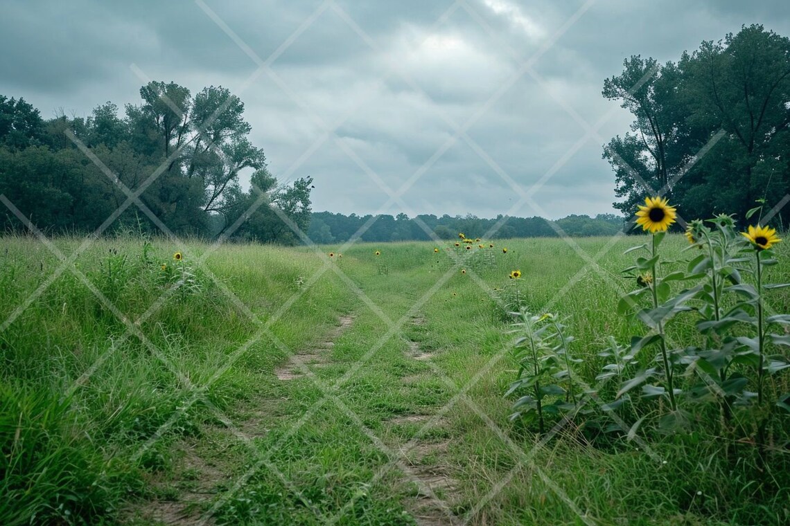 Outdoor Digital Backdrop, Country Backdrop, Sunflower Backdrop ...