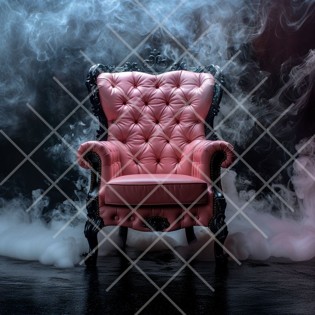 Red Chair Digital Backdrop Bundle, Photography Backdrops, Backdrop With ...