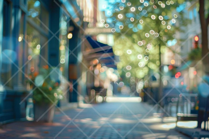 City Digital Backdrop Bundle, Outdoor Photography, Blurred Backdrops ...