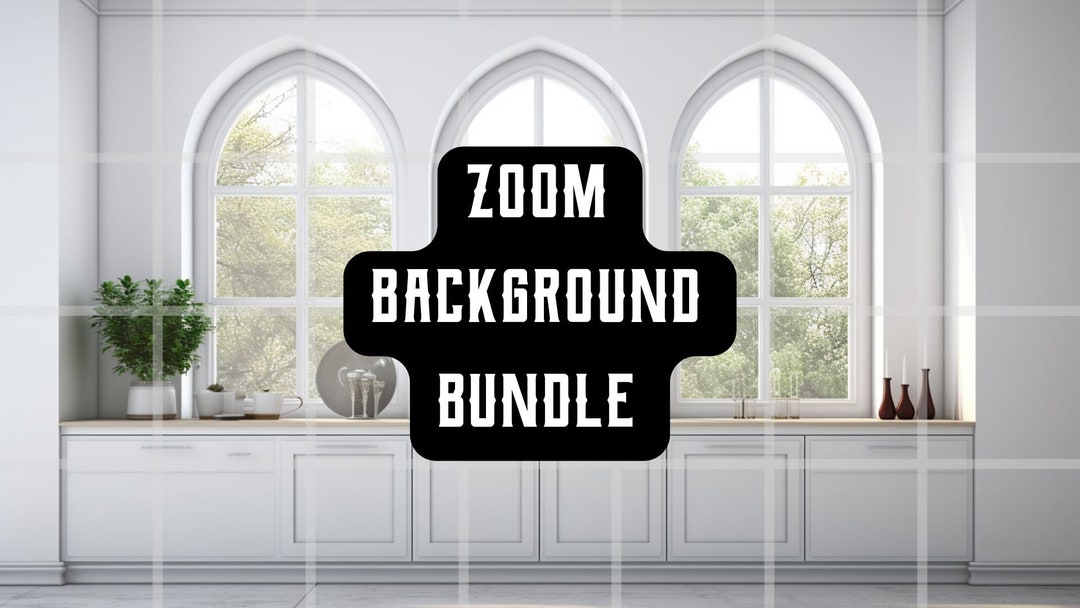 Kitchen Zoom Background Bundle of 5, 3 Virtual Backgrounds and 2 ...