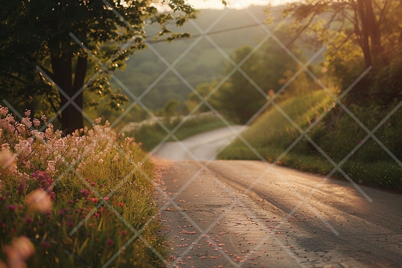 Roads Highways Digital Backdrop Bundle, Photography Backdrop, City ...