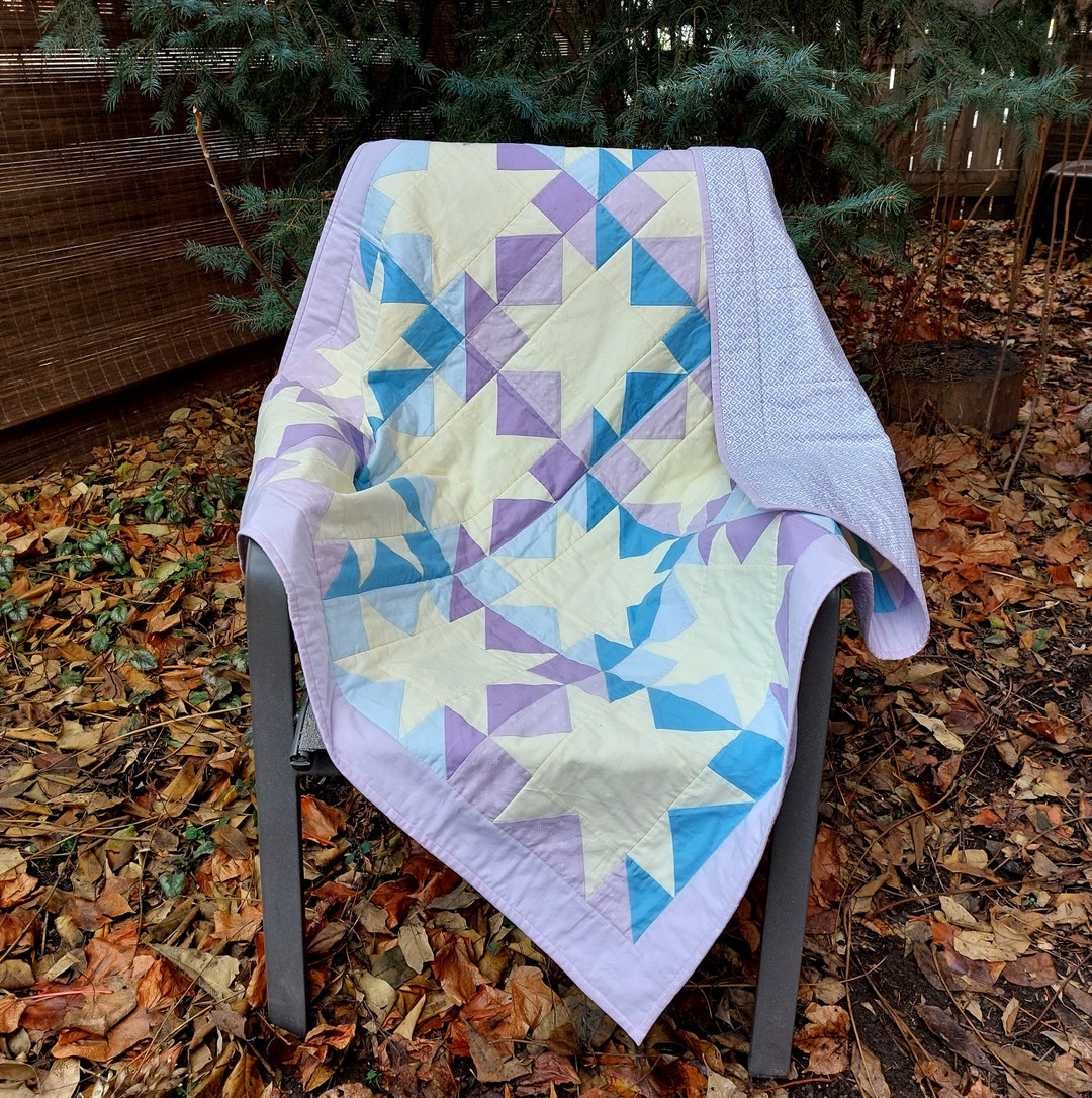 Handmade Cotton Baby or Toddler Heirloom Quilt Pram Quilt, Nursery ...