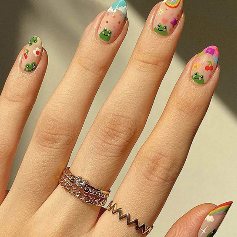 Frog Nails - Etsy