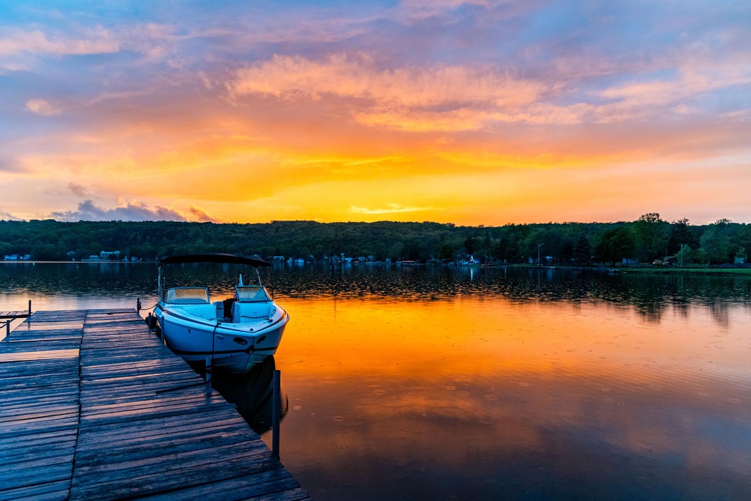 Sunset on Keuka Lake (may Photo) Finger Lakes Prints - Etsy