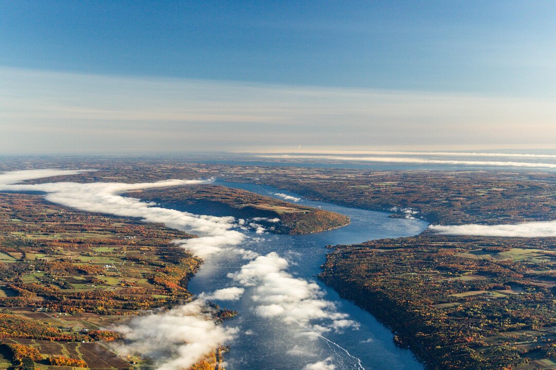 The Bluff on Keuka Lake (october Photo) Finger Lakes Print - Etsy
