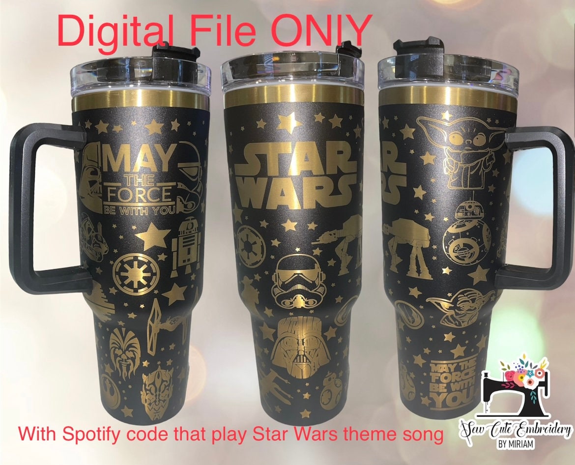 Star Wars 40oz Laser Engrave Tumbler Svg *digital File* Storm Trooper ...