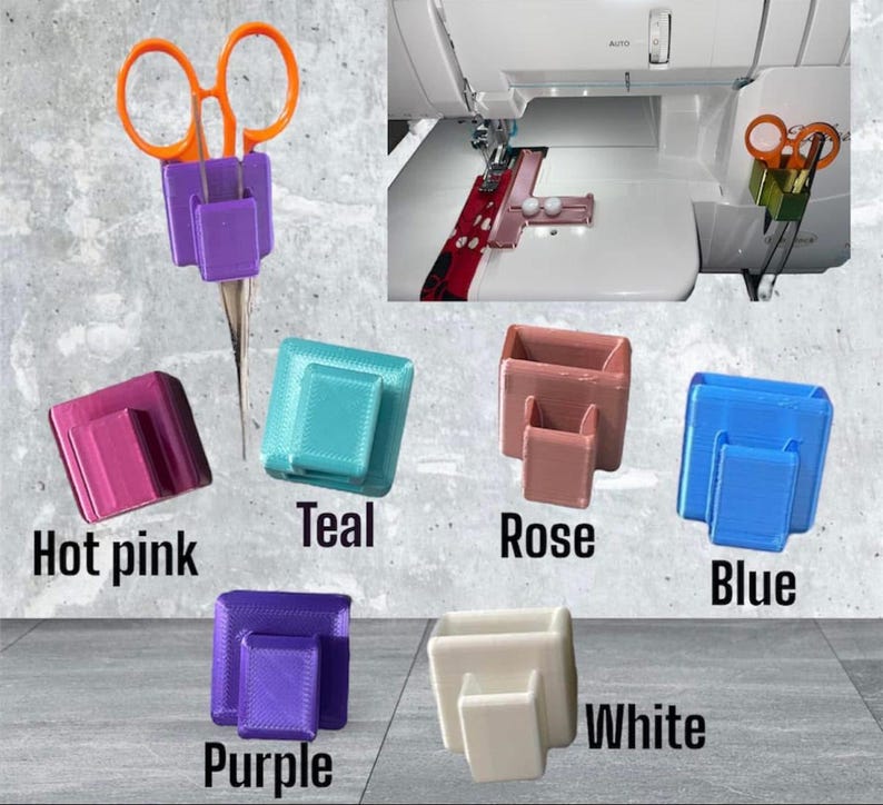 3D Printed Scissor Holder: Sewing Accessory, Quilting Tool - Etsy