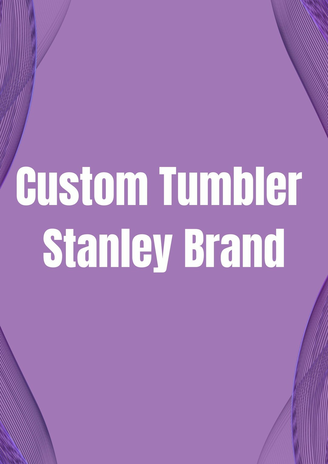 Stanley Custom Order -tumbler Cup ( 30 Oz or 40oz ) Laser Engrave ...