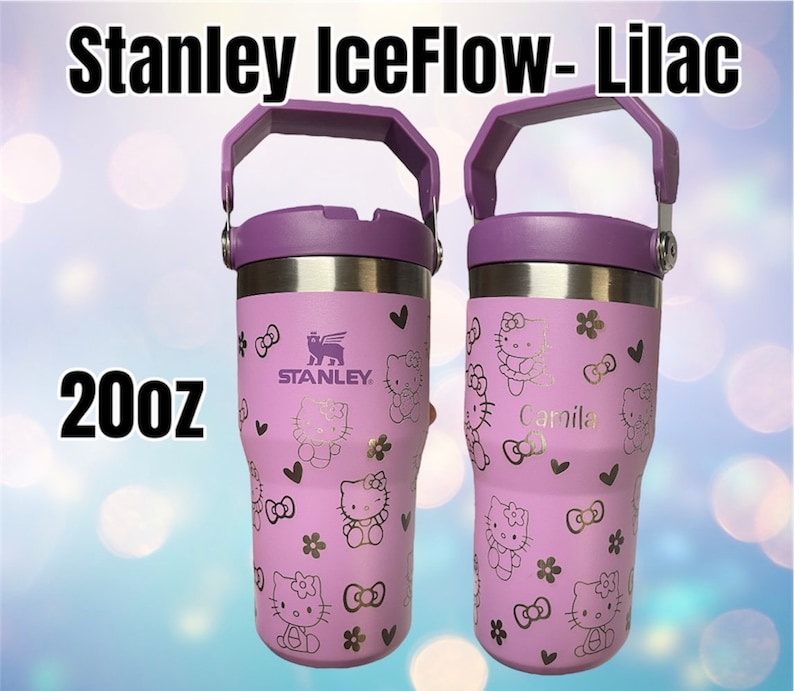 Hello Kitty Stanley 20 Oz Tumbler - Laser Engrave *personalized Cup ...