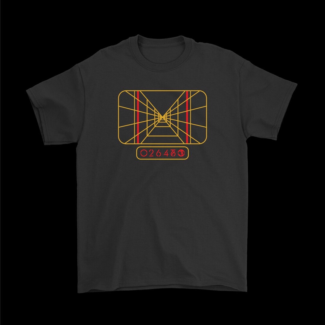 Trench Run, X-wing Targeting System Star Wars T-shirt - Etsy