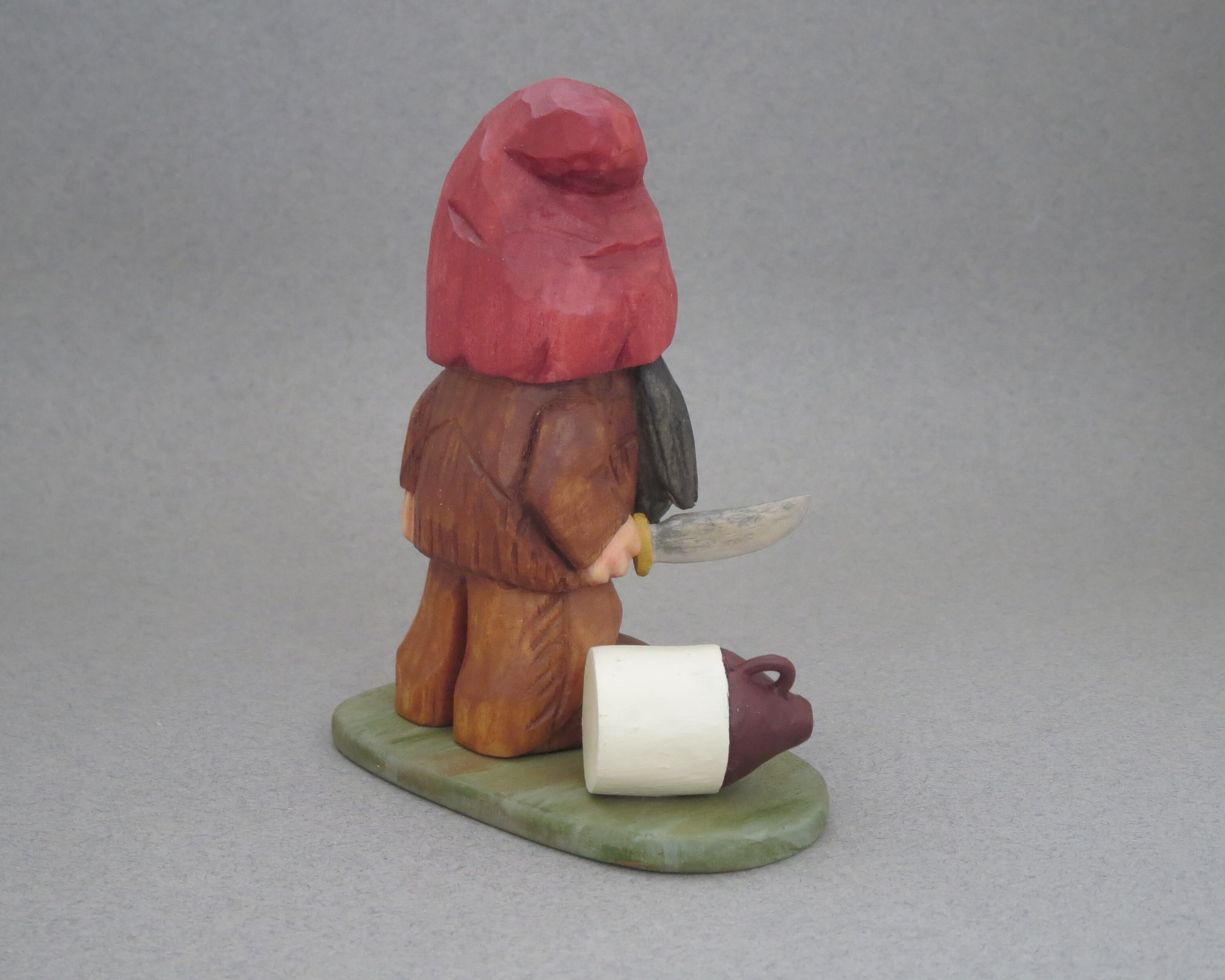 Gnome-style French Trapper Gnomebilly, Hand-carved! - Etsy