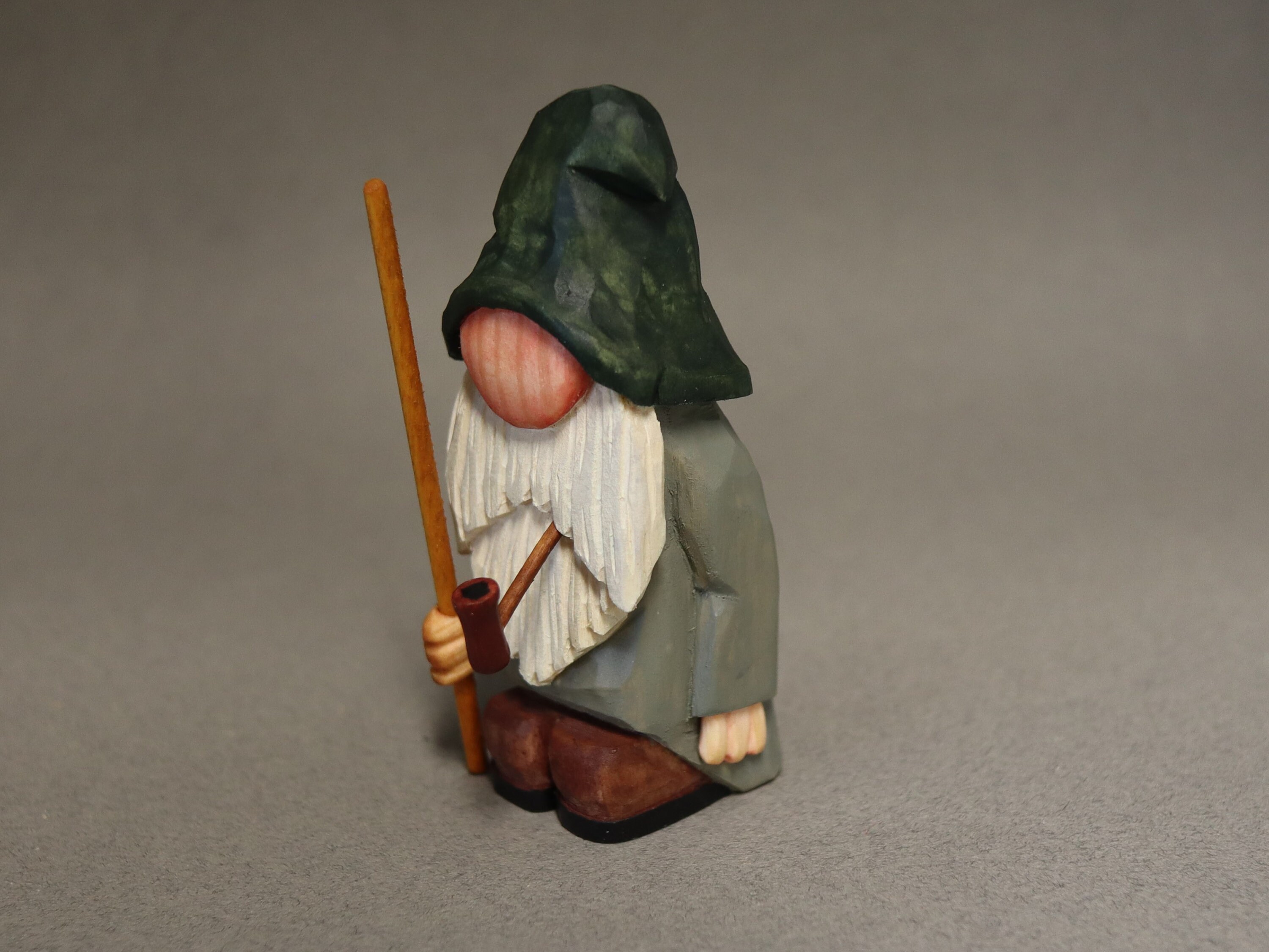 Wandering Gnome Style Gnomebilly Character, Hand Carved. Great Gift - Etsy