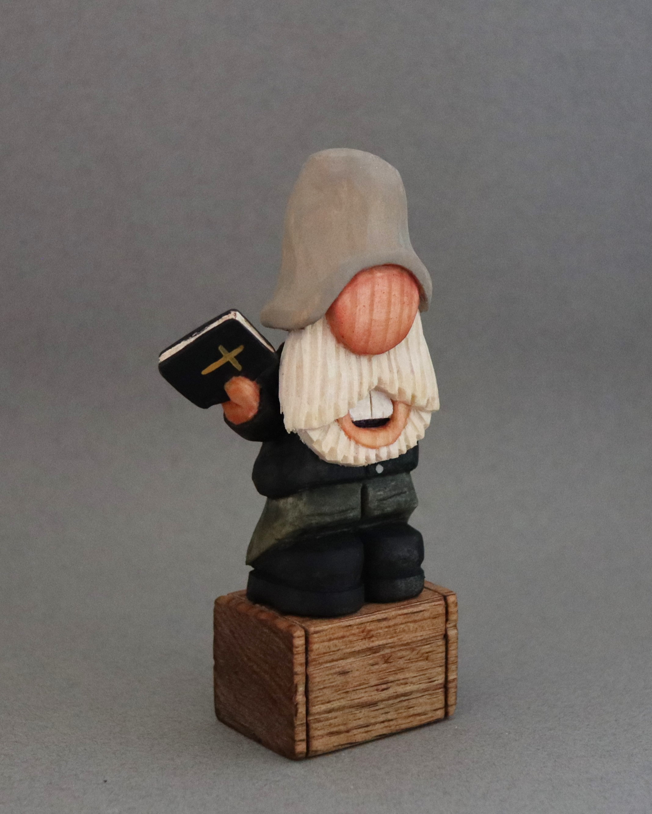 Gnome Style Soap Box Preacher! Hand-carved Gnomebilly! - Etsy