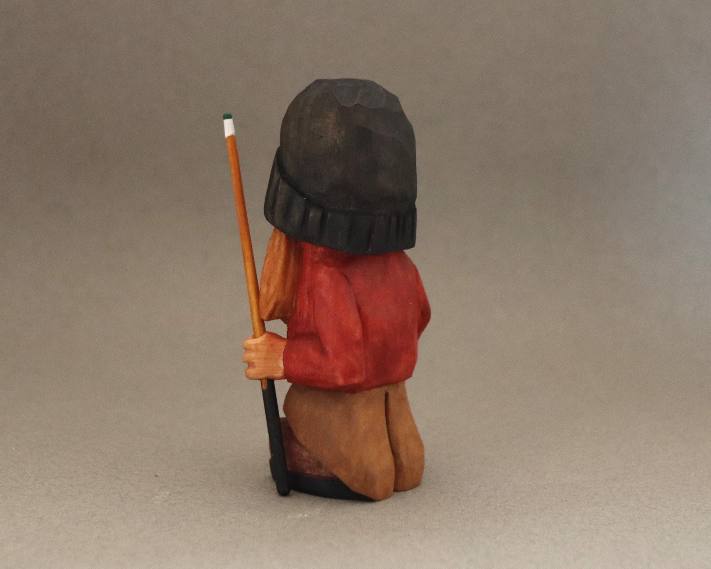 Gnome Style Pool Playing Gnomebilly, Hand Carved Billiards Player - Etsy