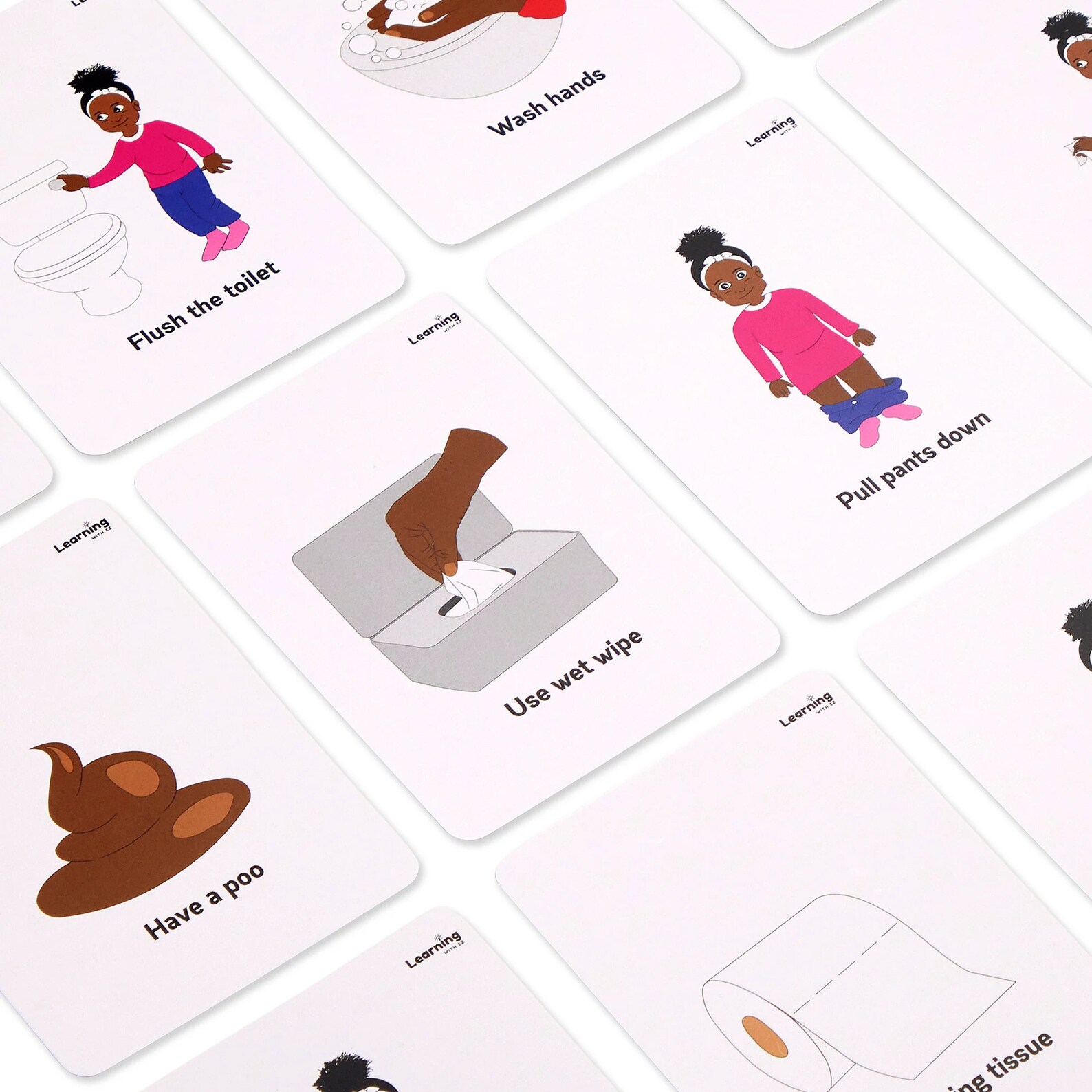 Girls Toilet Training Cards - Etsy