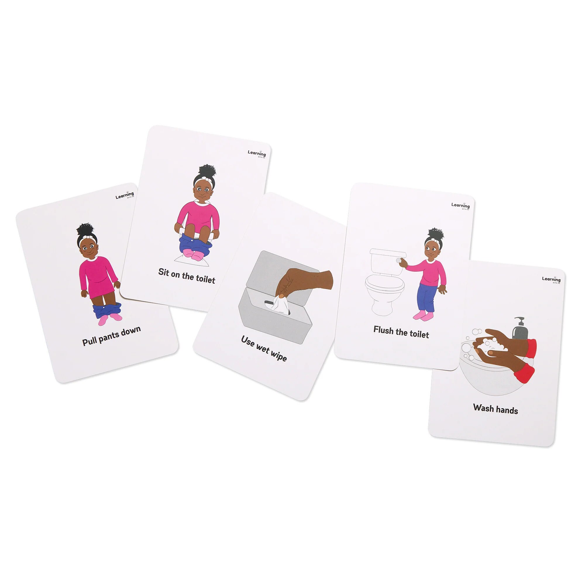 Girls Toilet Training Cards - Etsy
