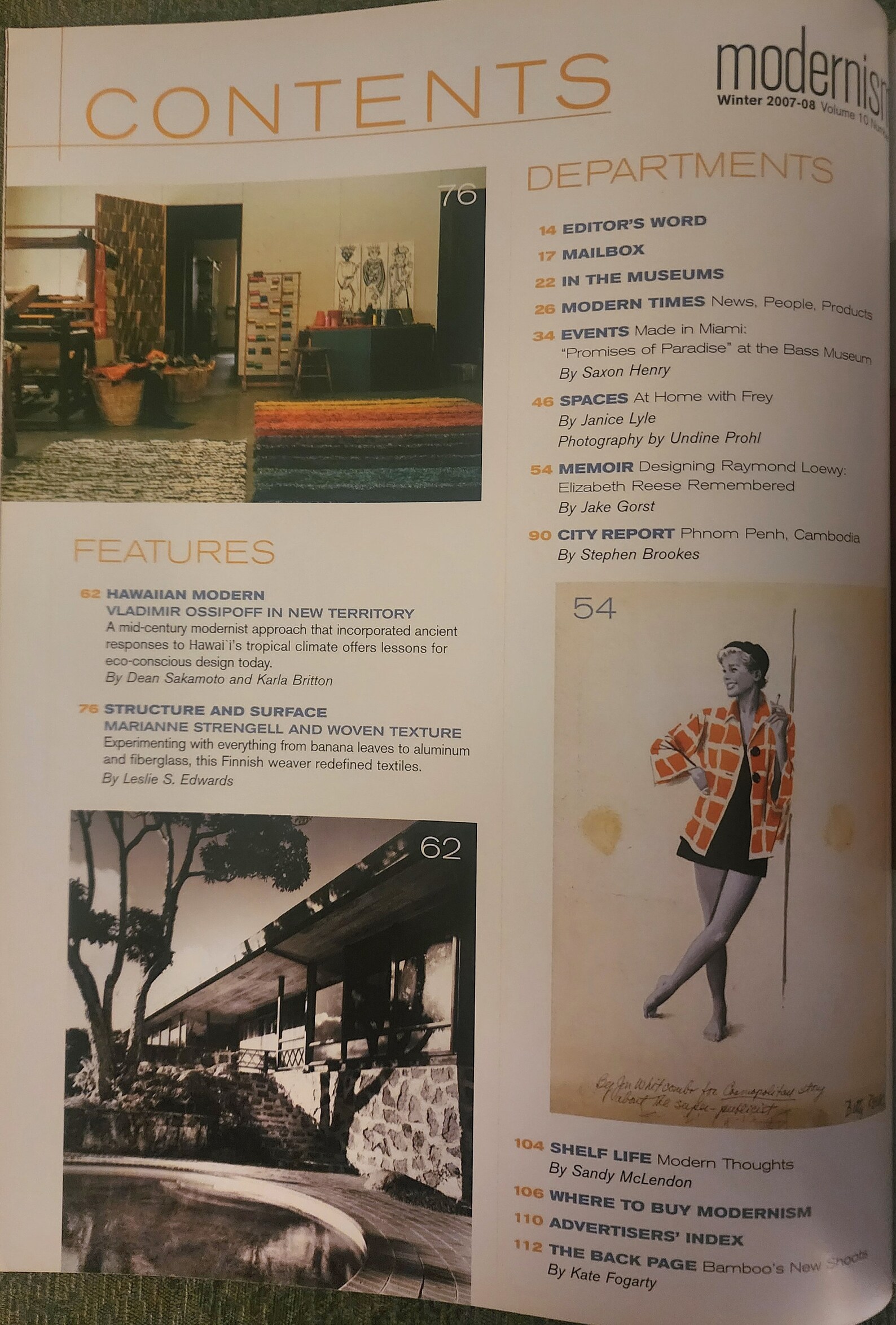 Modernism Magazine - Winter 2007-08 - Volume 10, Number 4 - Etsy