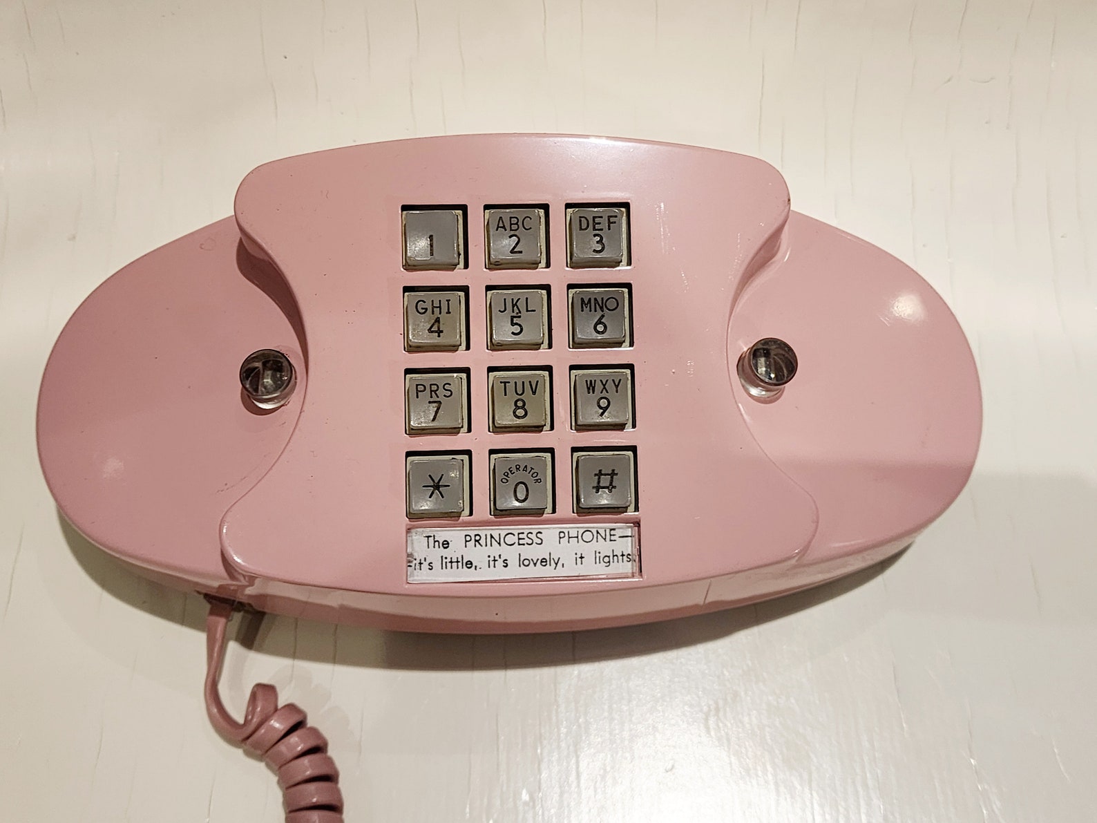 1980s Factory Refurbished Touch Tone Pink Princess Telephone - Etsy