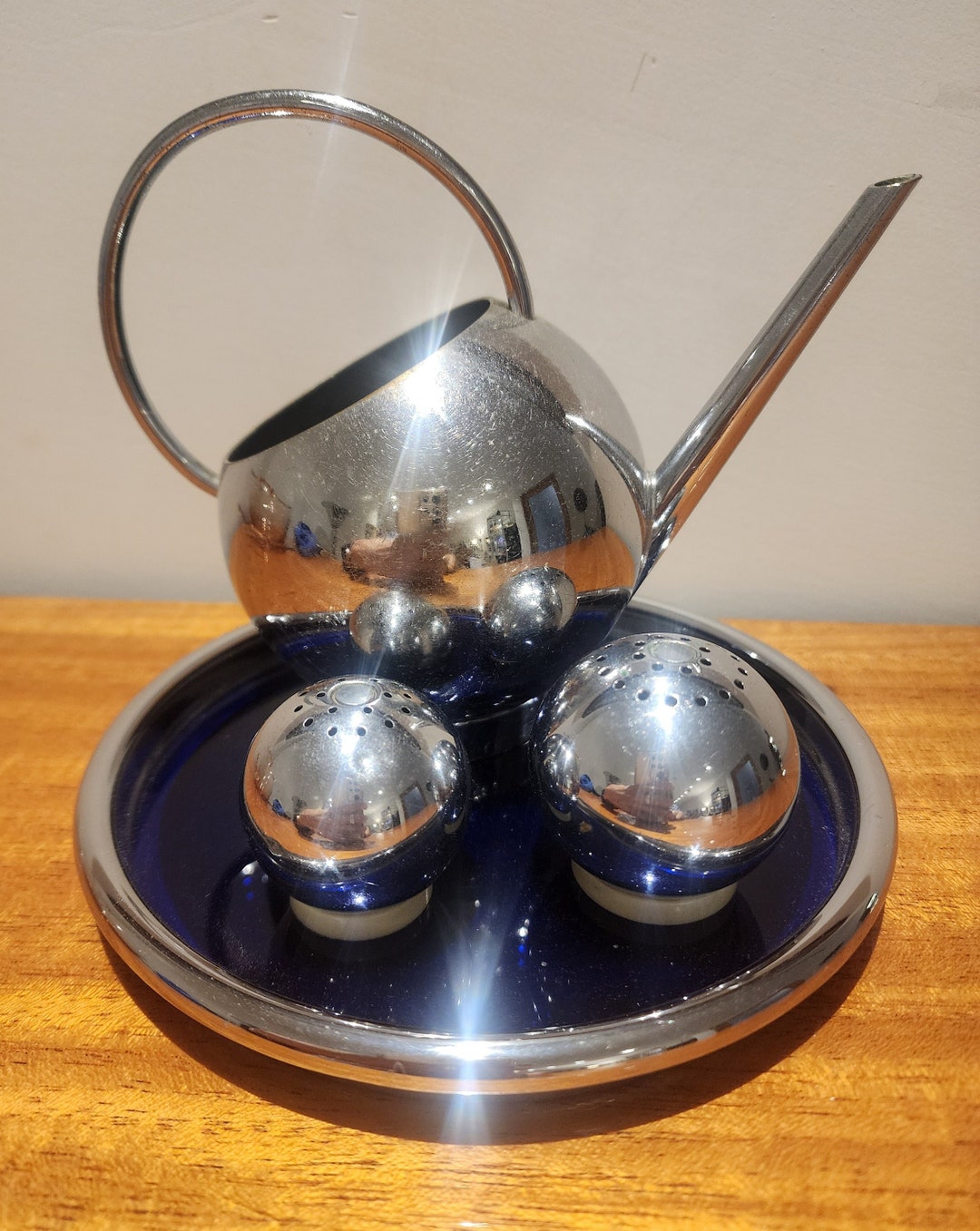 Chase Art Deco Chrome Four-piece Pancake and Corn Set by Russel Wright - Etsy