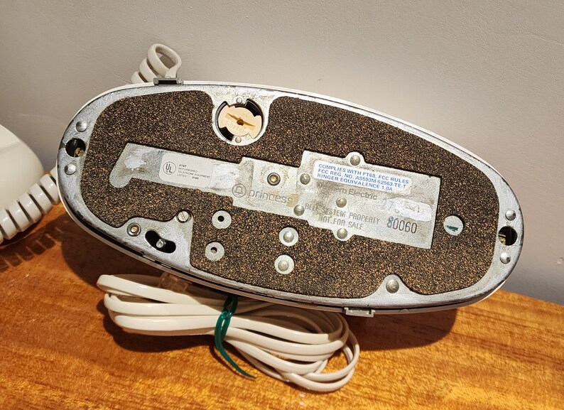 1980s Factory Refurbished Touch Tone White Princess Telephone - Etsy