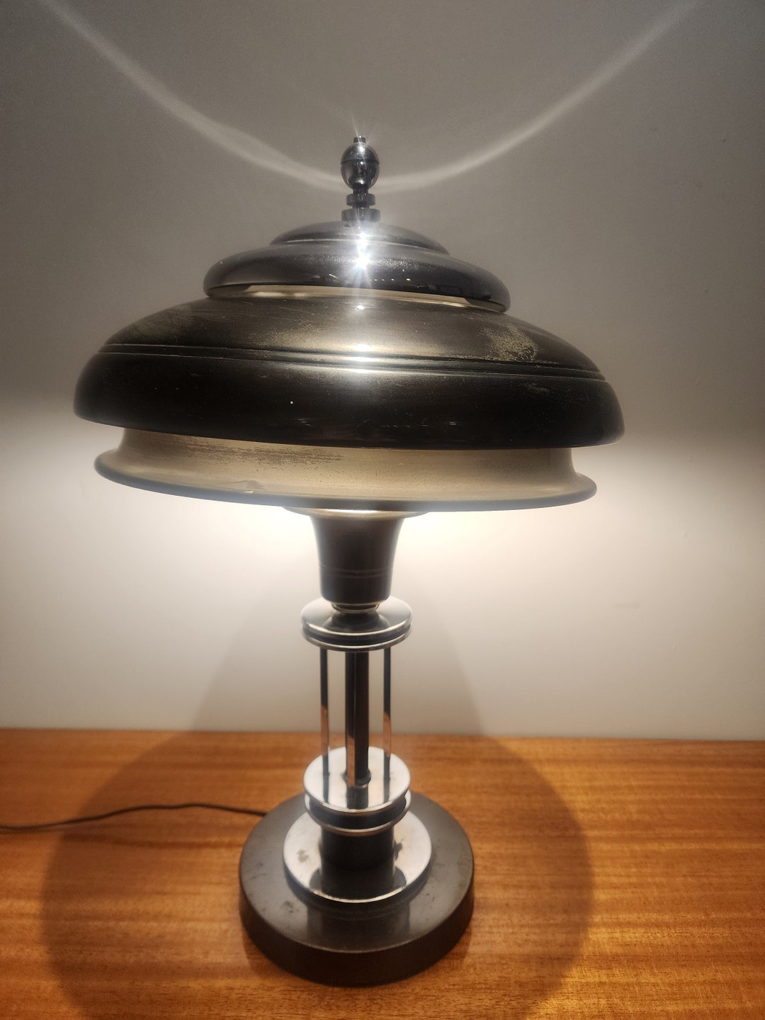 1930's Art Deco MARKEL Model #L118 Streamline Modernist Desk Lamp - Etsy