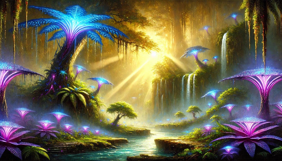 Alien Landscape Oil Paintings – Sci-fi Fantasy Art - Etsy