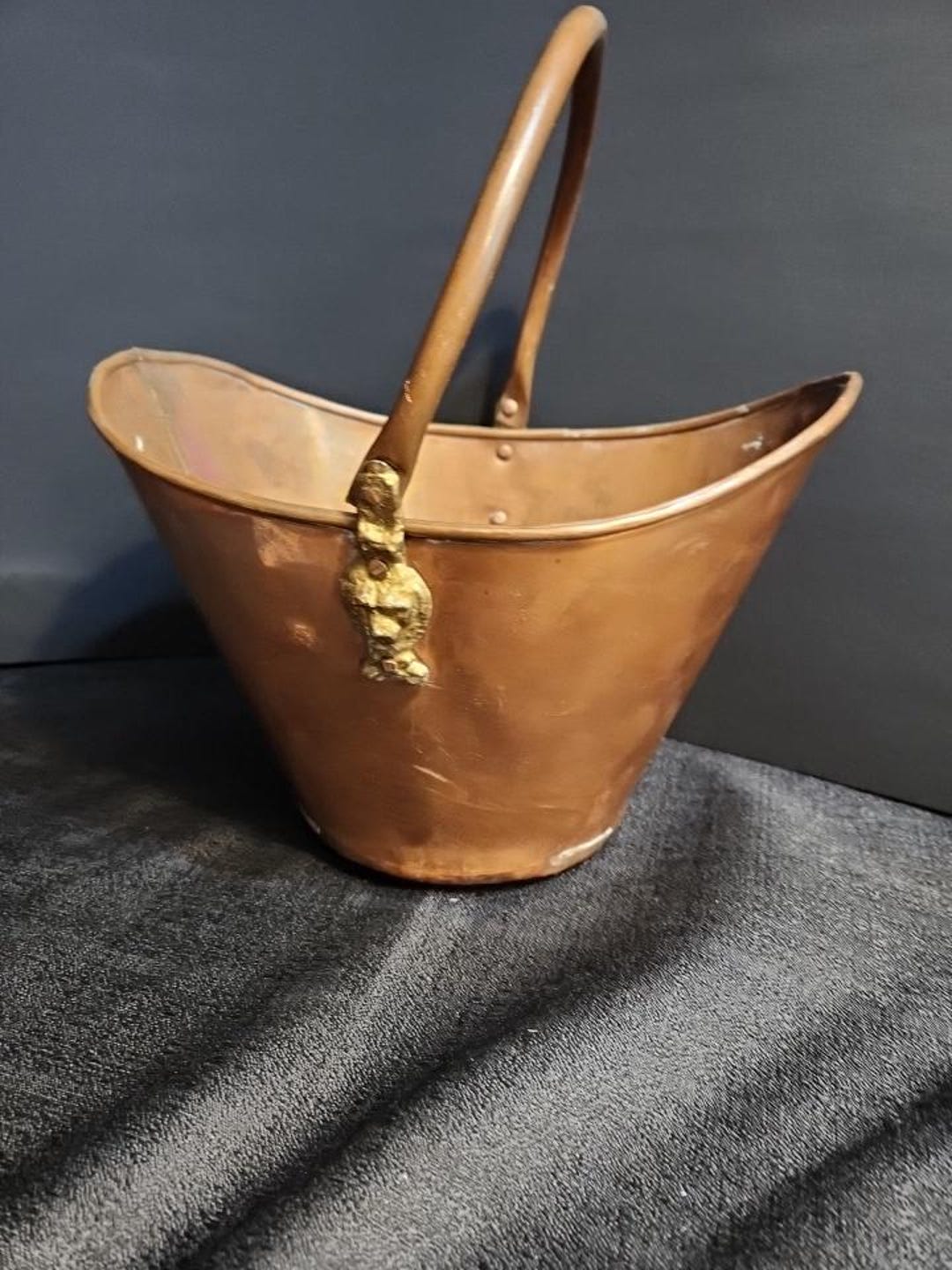 Vintage Copper Pail - Etsy