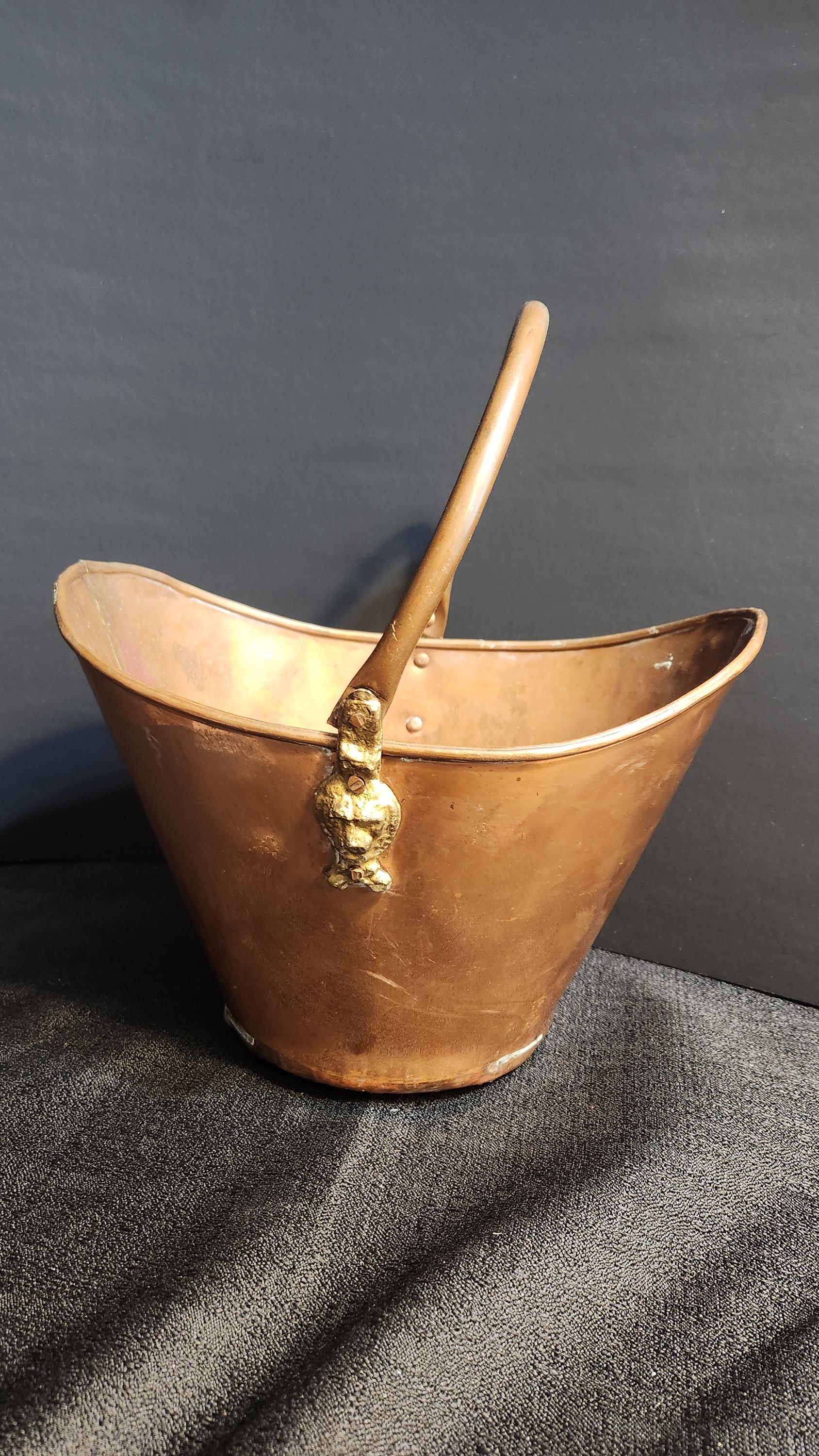 Vintage Copper Pail - Etsy