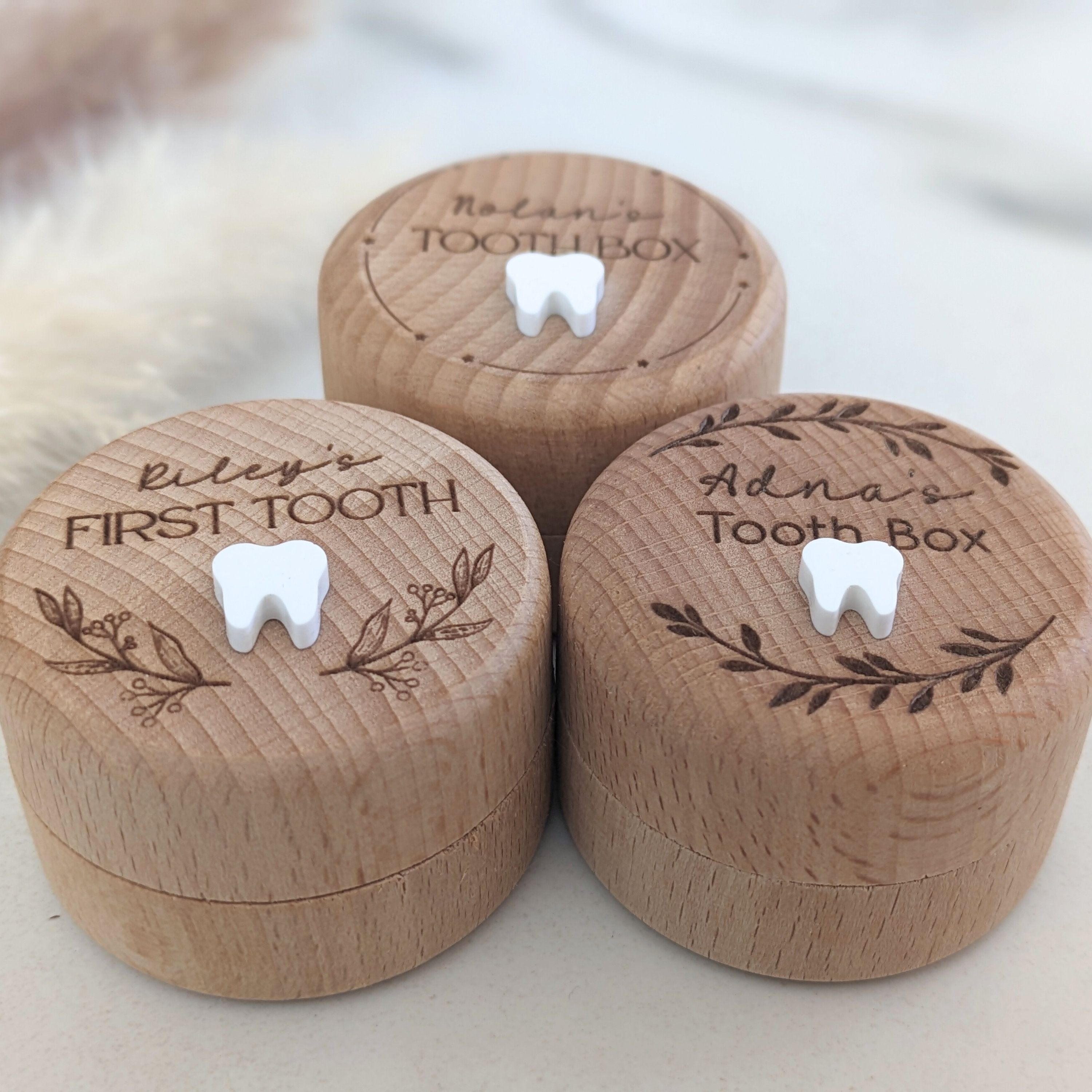 Personalized Tooth Fairy Box Tooth Keepsake Box for Child My First ...