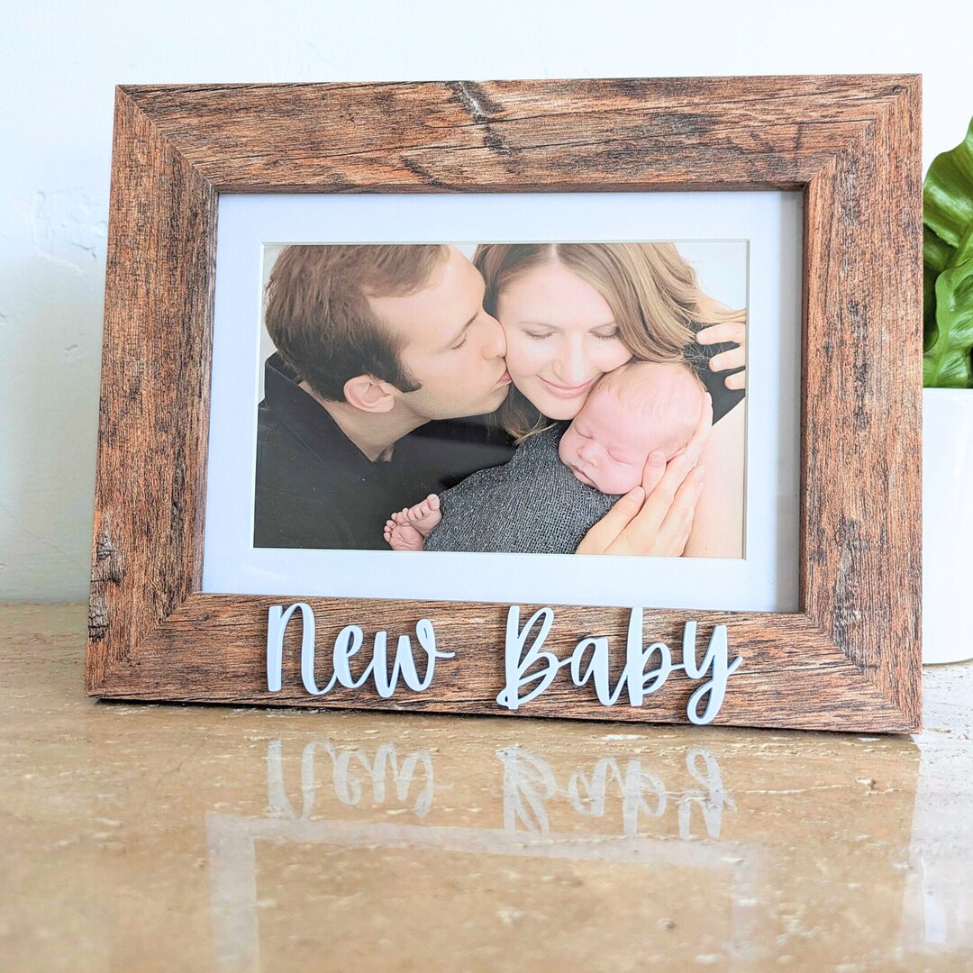 Baby Keepsake Frame for New Parents Personalized Baby Frame Custom ...