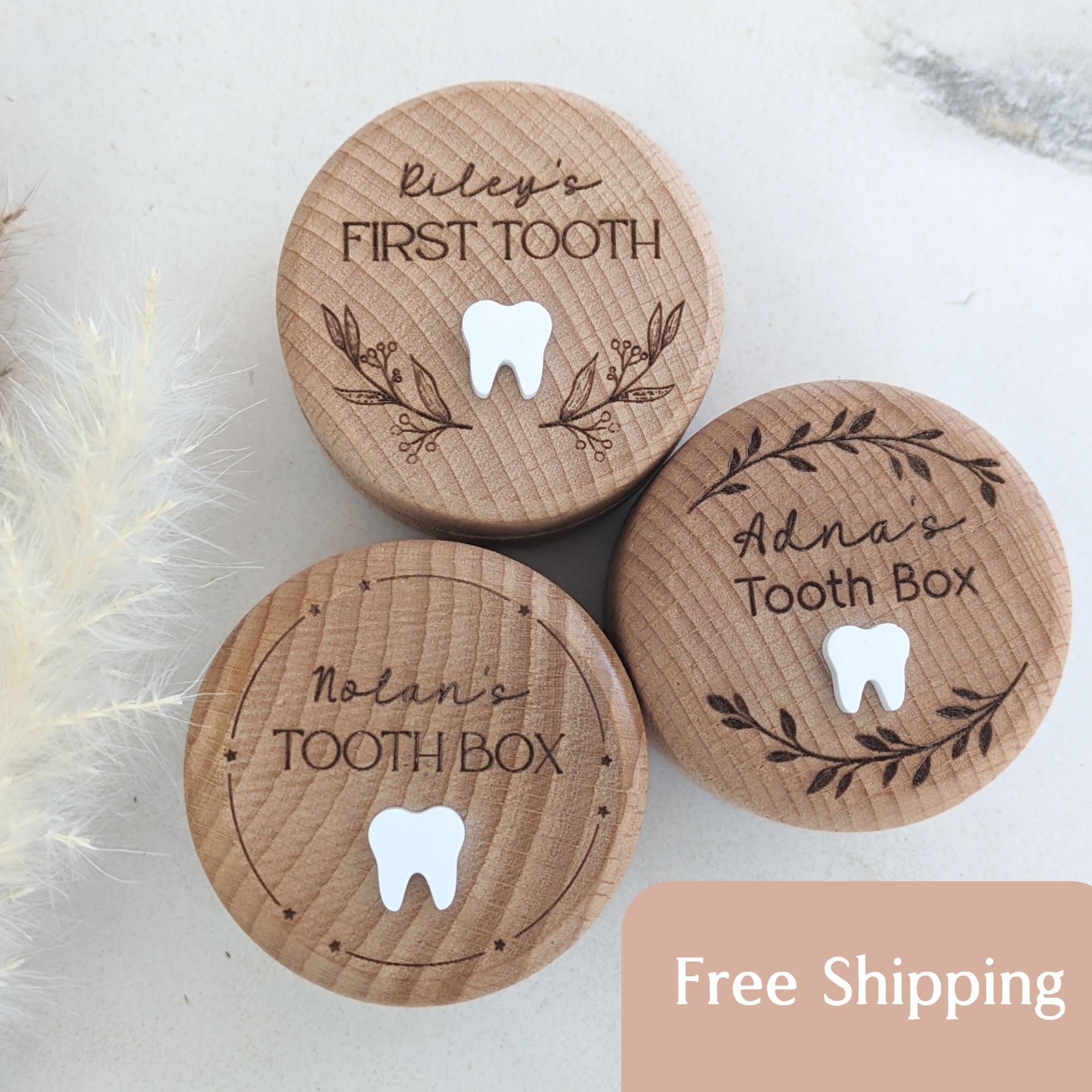 Personalized Tooth Fairy Box Tooth Keepsake Box for Child My First ...