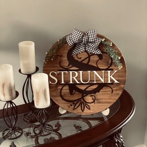 Monogram Welcome Sign, Family Name Sign, Custom Welcome Sign ...