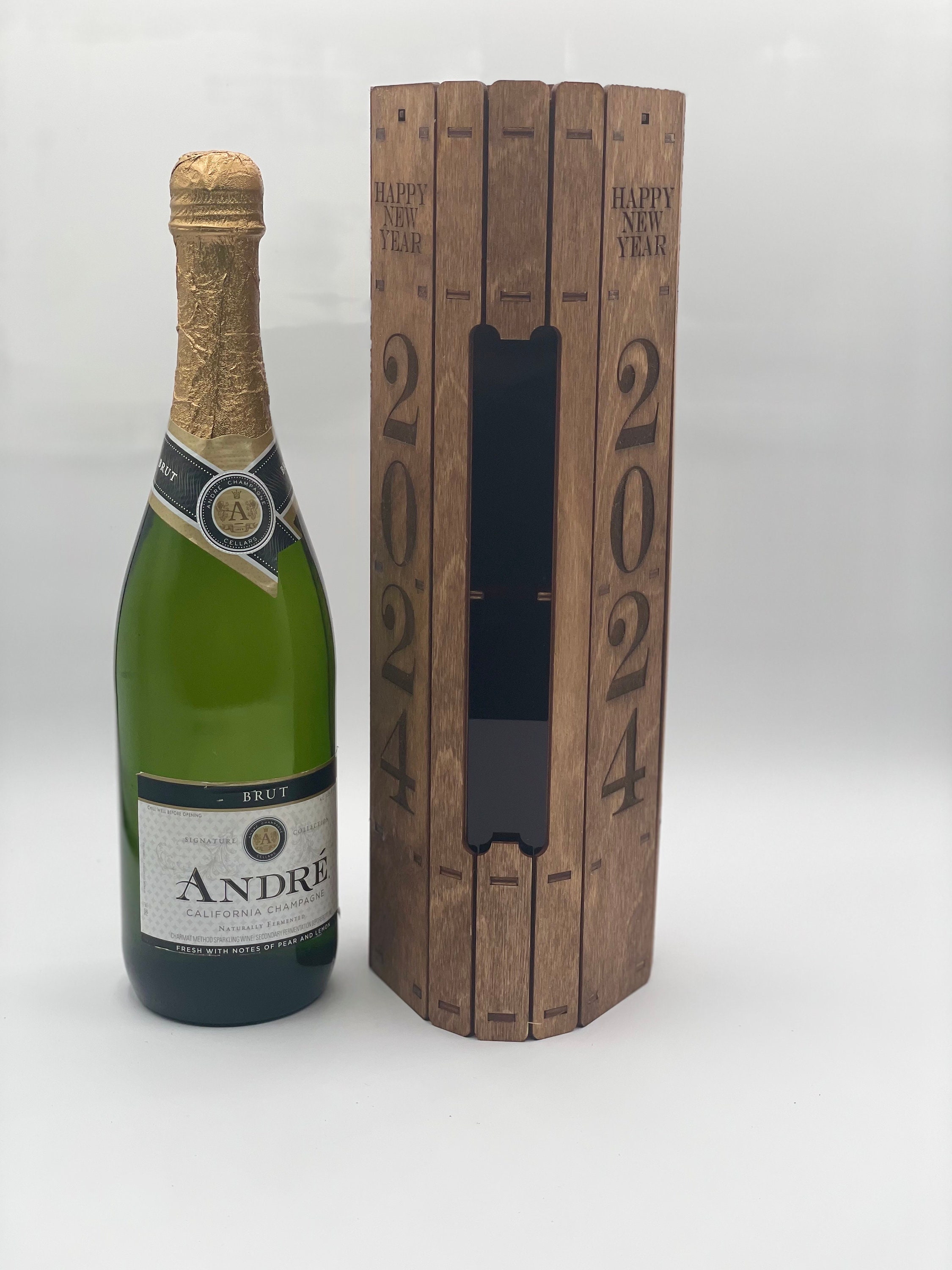 Custom Wine Box, Handmade Wine Box, Personalized Wine Box, Gift for Co ...