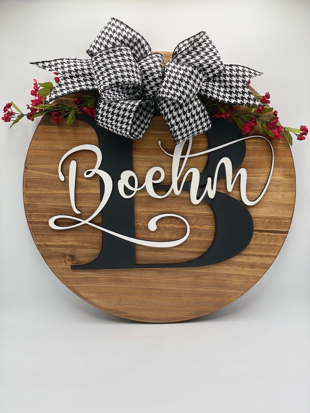 Front Door Decor | Welcome Sign | Last Name | Personalized | Front Door ...