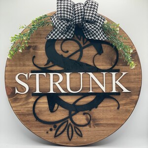 Monogram Welcome Sign, Family Name Sign, Custom Welcome Sign ...