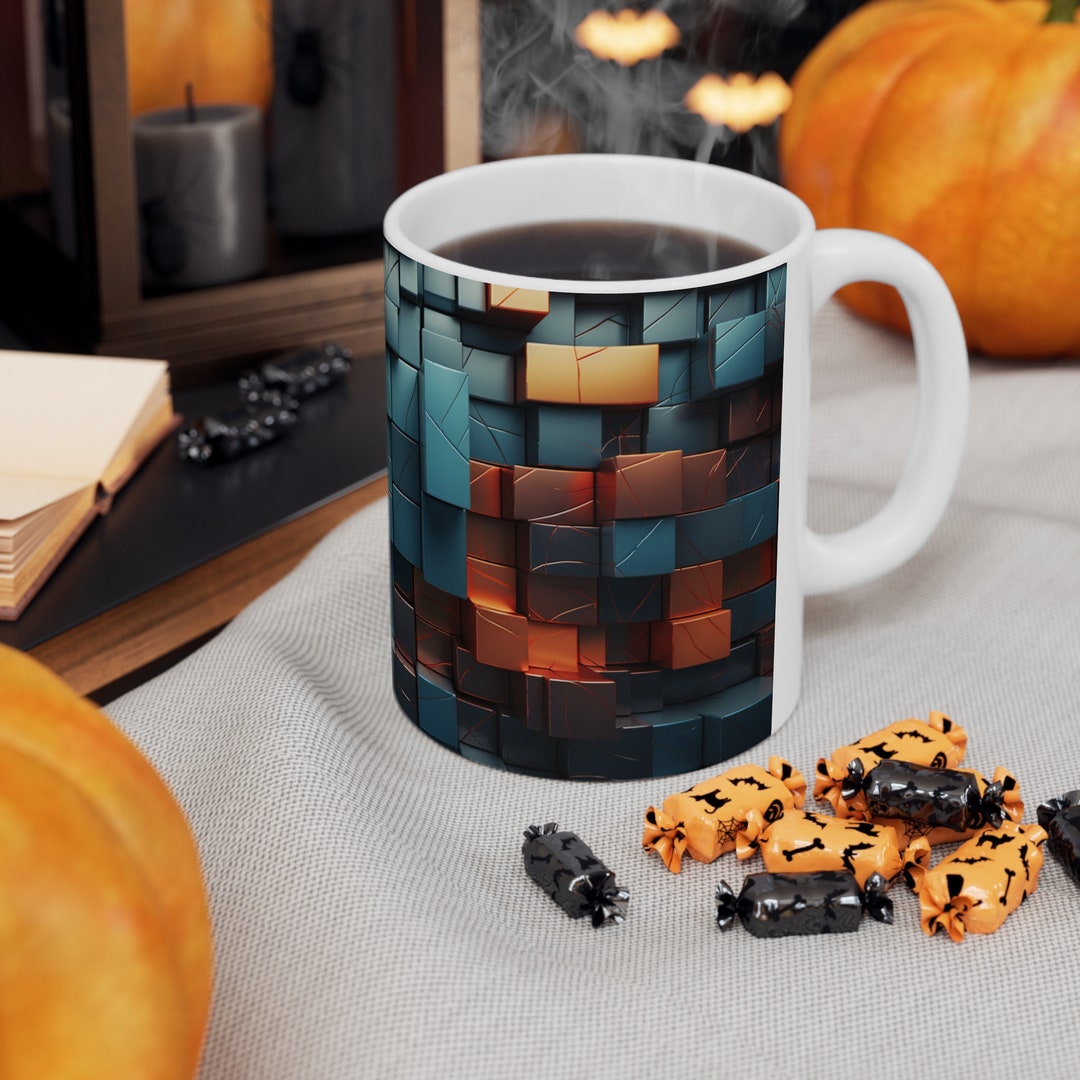 3D Textured Ceramic Mug 11oz - Etsy