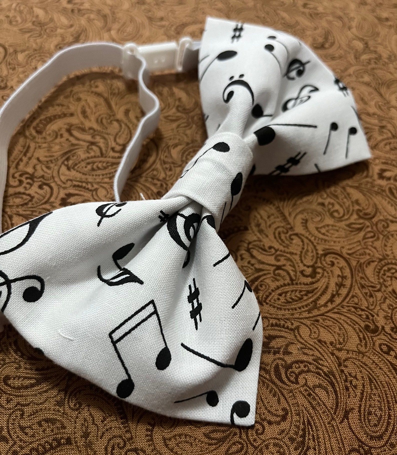 Adult/child Musical Note Bow Tie - Etsy