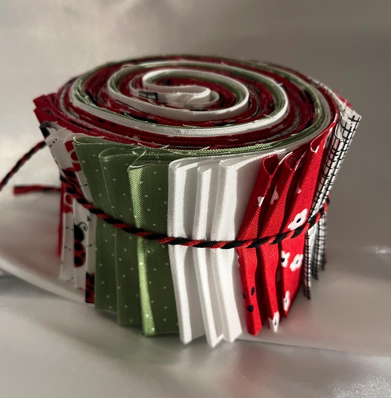Lady Bug Jelly Roll Fabric - Etsy