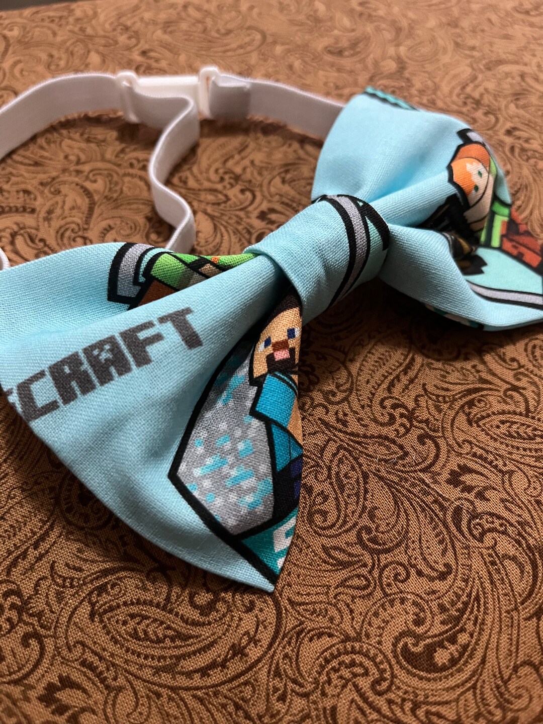 Adult Minecraft Bow Tie - Etsy