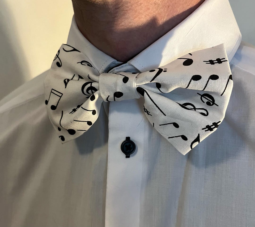 Adult/child Musical Note Bow Tie - Etsy
