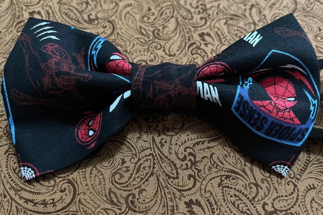 Child Size Spiderman Bow Tie - Etsy