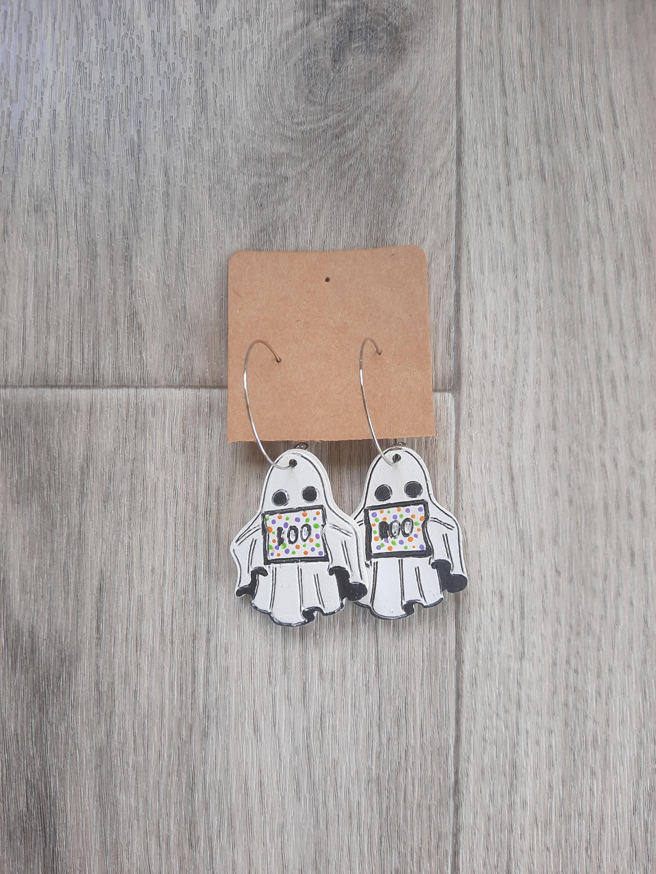Ghost Earrings - Etsy