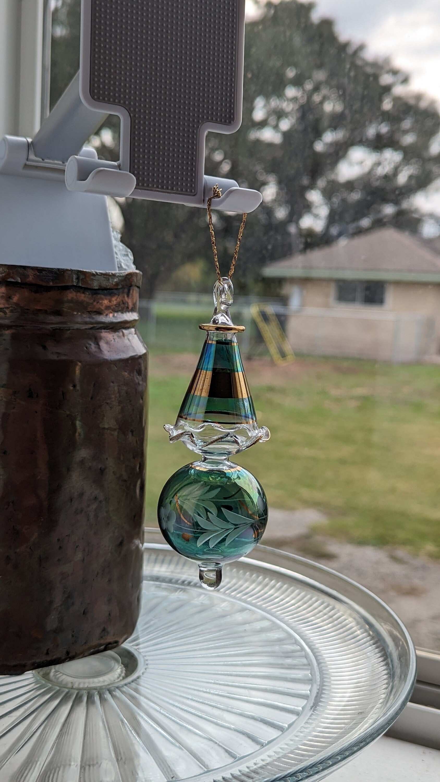 Egyptian Spherical & Triangular Bell-shaped Hand Blown and - Etsy