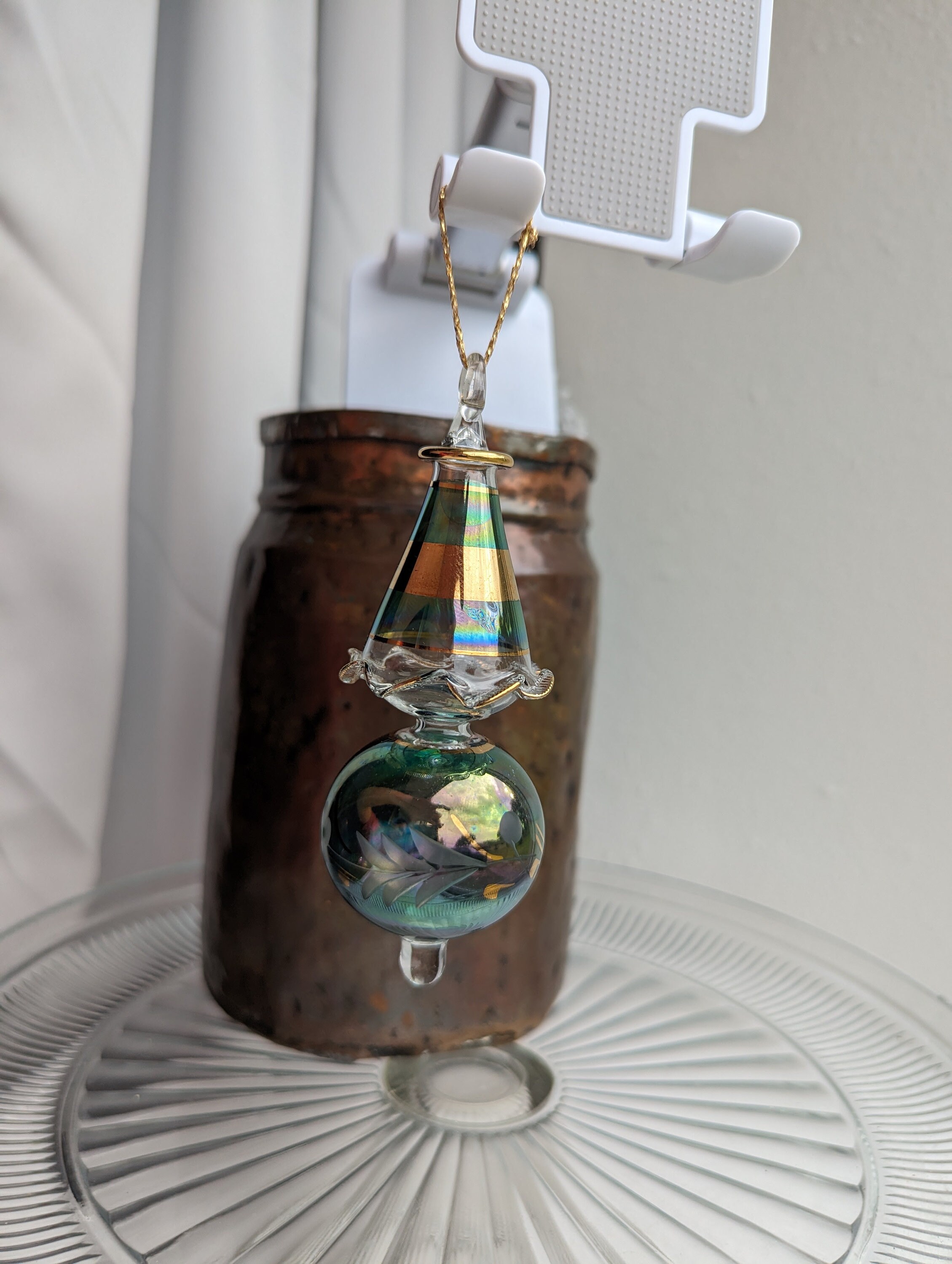 Egyptian Spherical & Triangular Bell-shaped Hand Blown and - Etsy