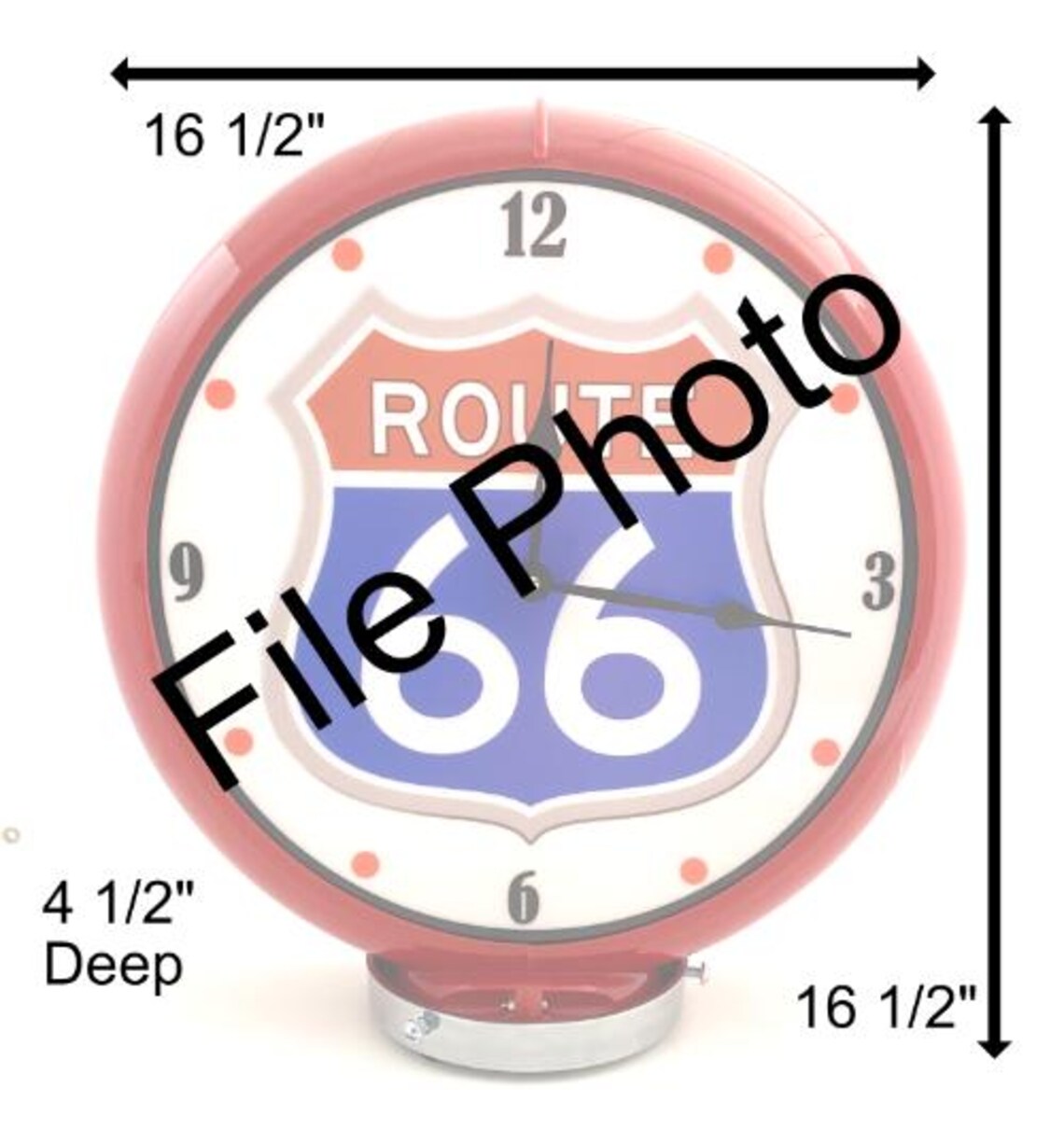 Hudson Ethyl Gasoline, Lighted Wall Mount, Red Gas Pump Globe ...