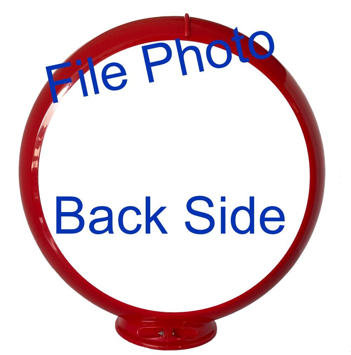 Hudson Ethyl Gasoline, Lighted Wall Mount, Red Gas Pump Globe ...