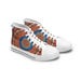 Indian Design High Top Sneakers, Ethnic Boho Shoes, Unique Native ...