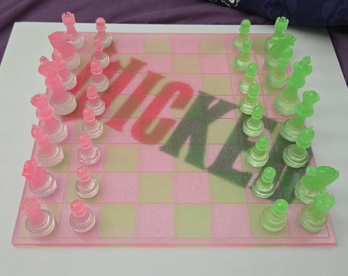 Wicked Handmade Chess Set - Etsy